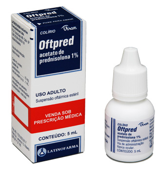 Suspensão oftálmica estéril 10 mg/mL (1,0%)